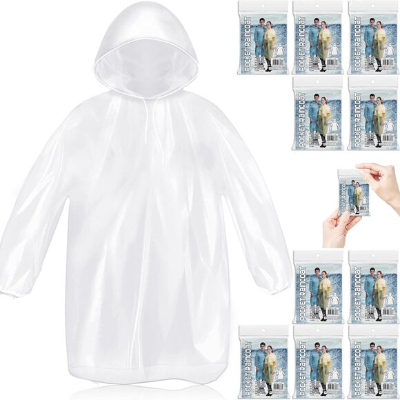 Other | Compact Cardsized 1 Pack Rain Ponchos For Adults Ultimate ...